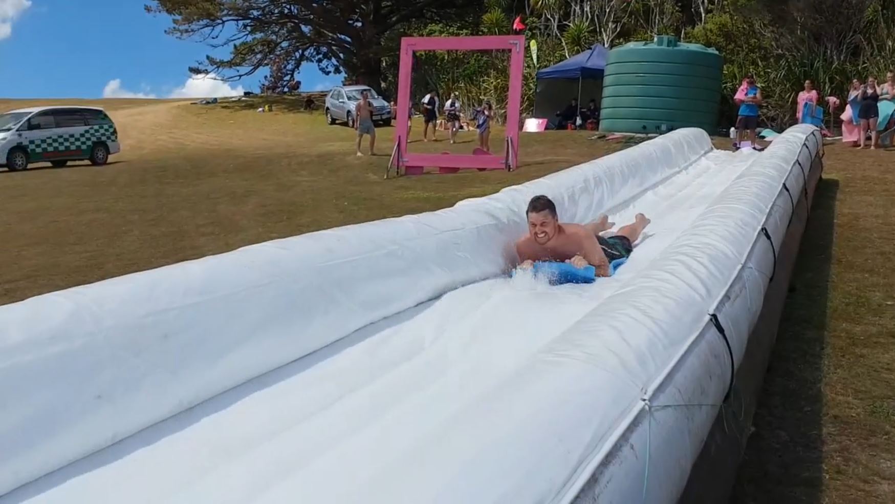 Ride the world's longest waterslide