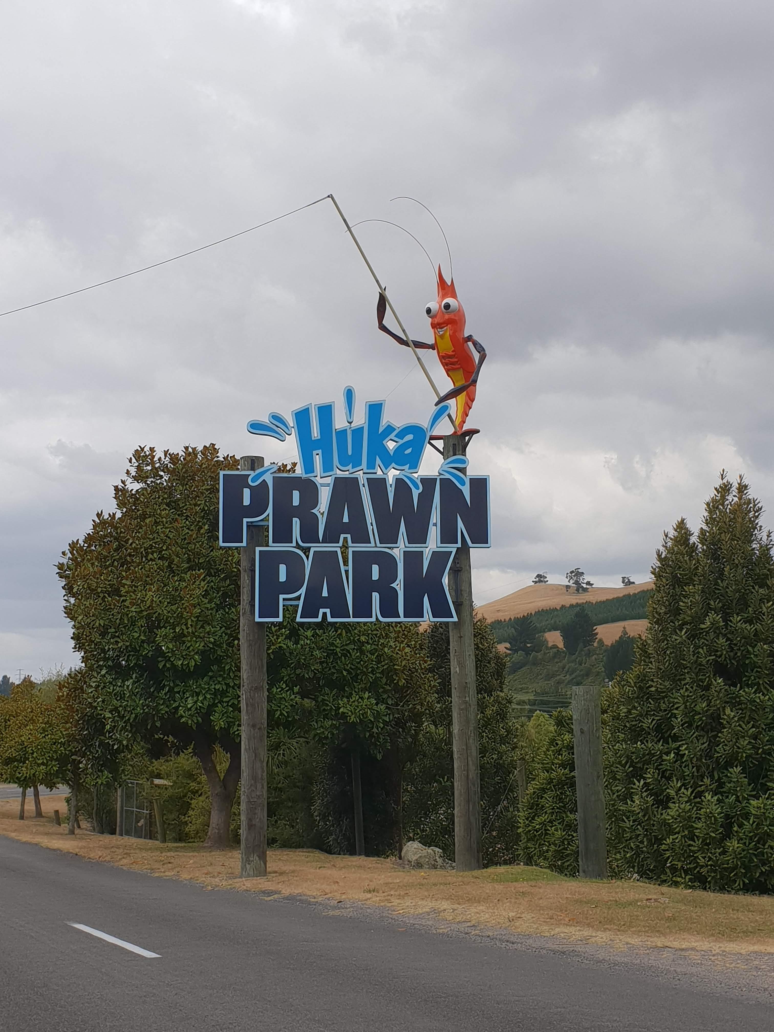 Fish for prawns at Huka Prawn Park